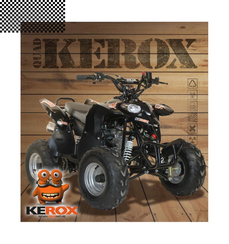 Quad Raptor noir (110cc) KEROX