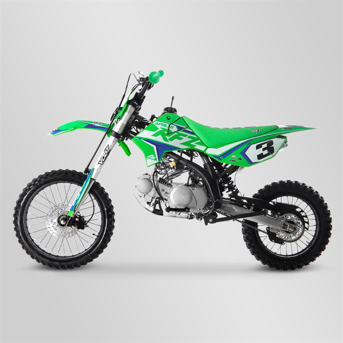 Pit-Bike (RFZ 150 Open enduro vert) APOLLO MOTORS