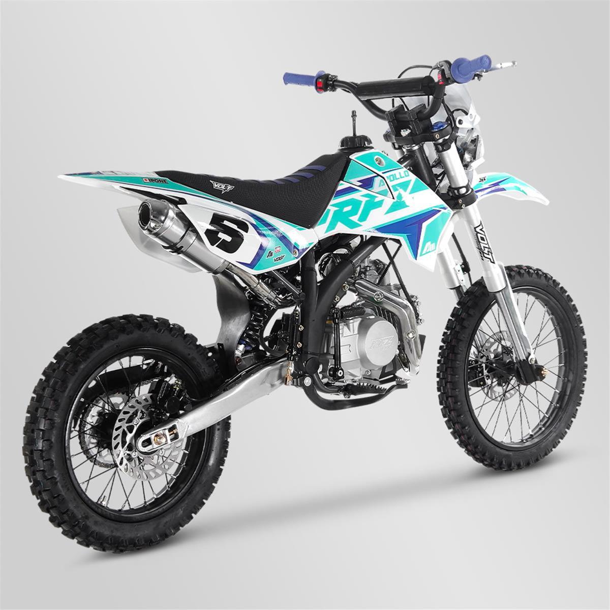 Pit-Bike (RFZ 150 Open enduro bleue) APOLLO MOTORS