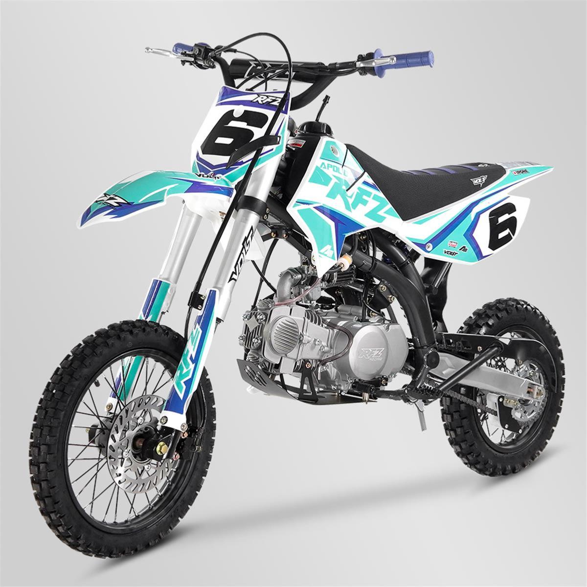 Pit-Bike (RFZ 150 Open bleue) APOLLO MOTORS
