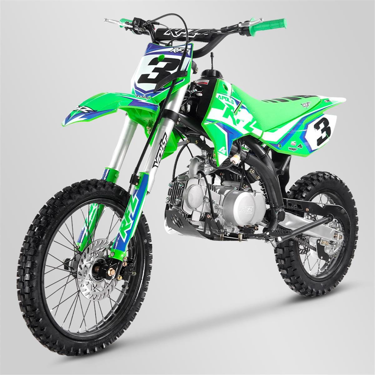 Pit-Bike (RFZ 150 Open enduro vert) APOLLO MOTORS
