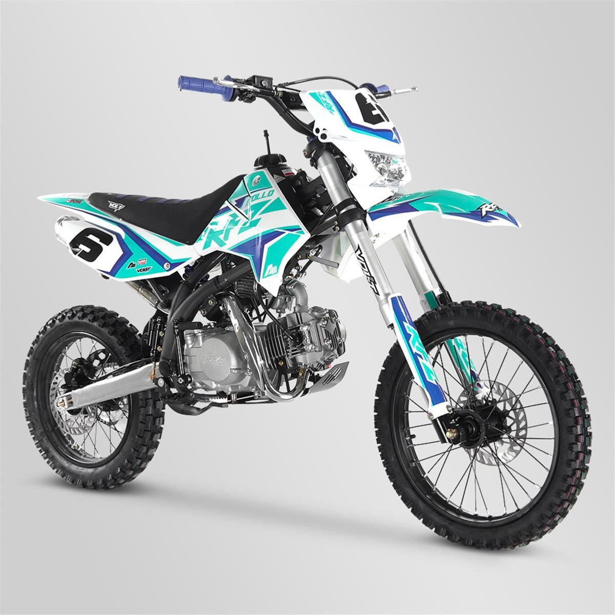 Pit-Bike (RFZ 150 Open enduro bleue) APOLLO MOTORS