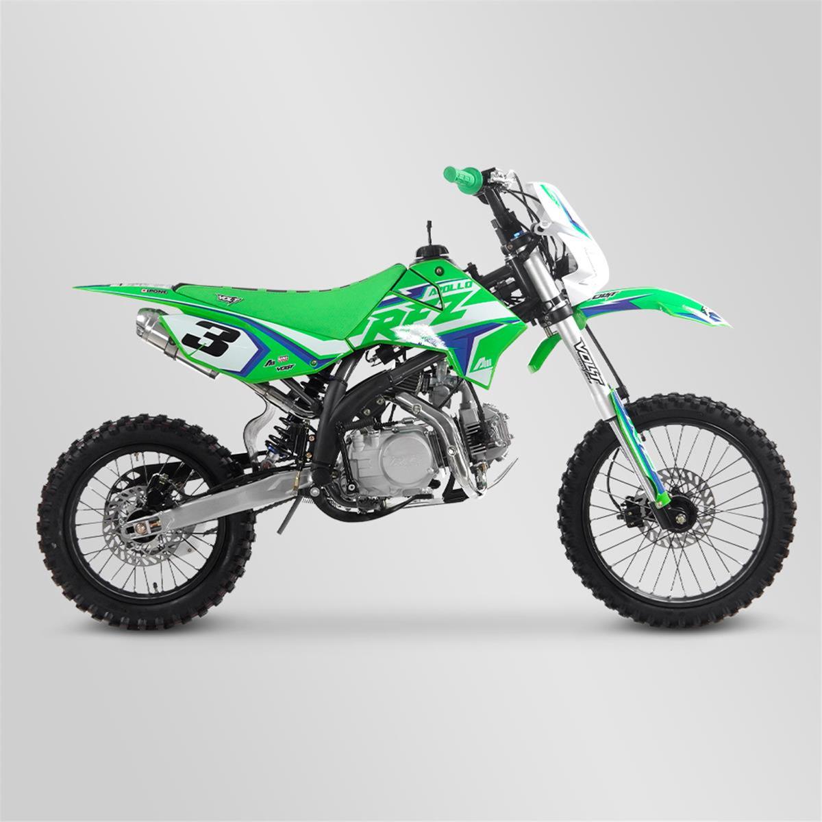 Pit-Bike (RFZ 150 Open enduro vert) APOLLO MOTORS